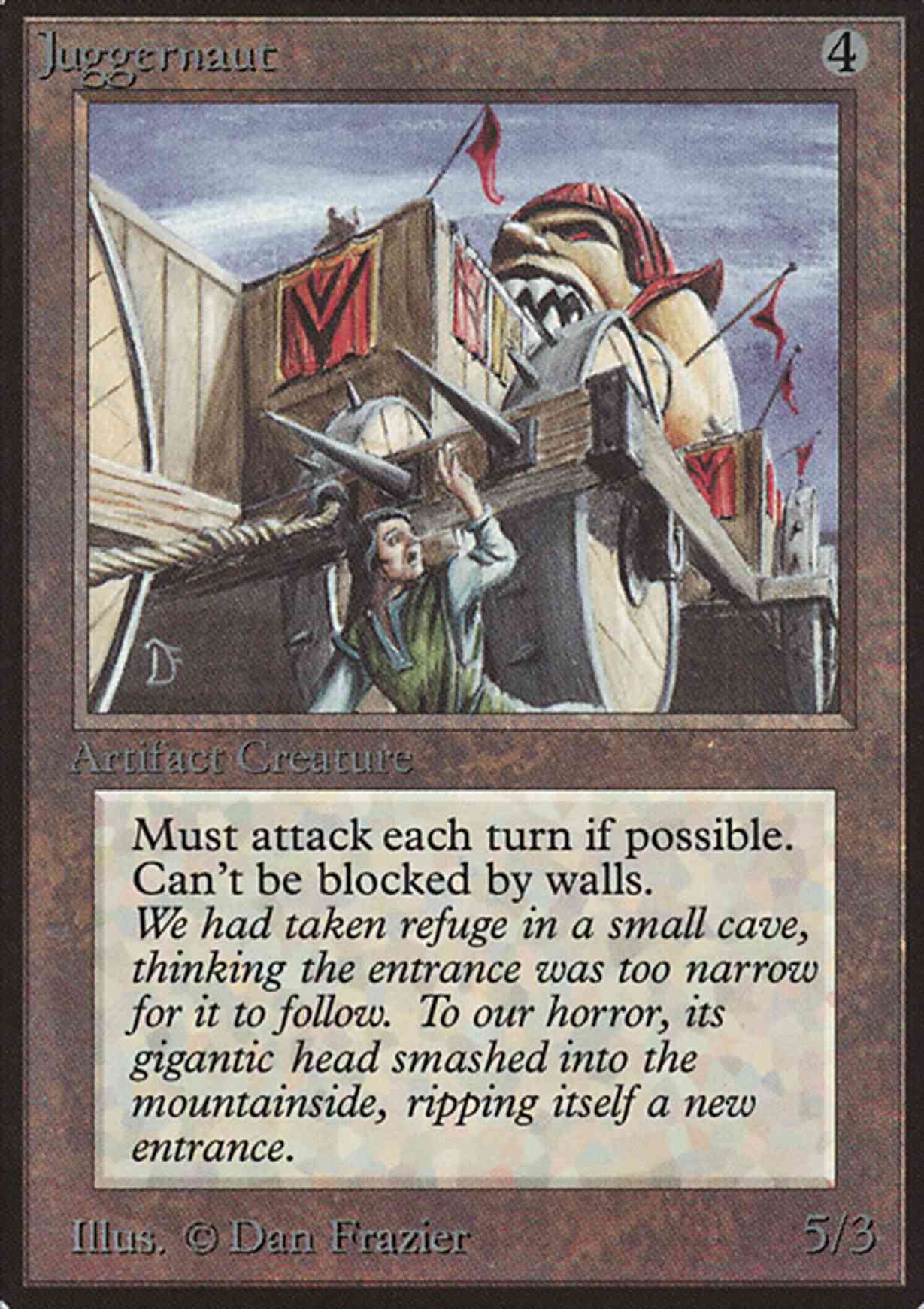 Juggernaut Price from mtg Limited Edition Beta