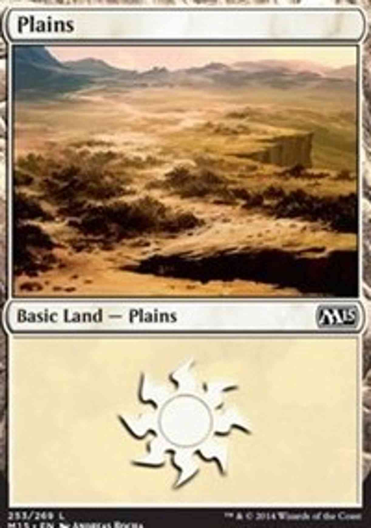 Plains (253) Price from mtg Magic 2015 Core Set