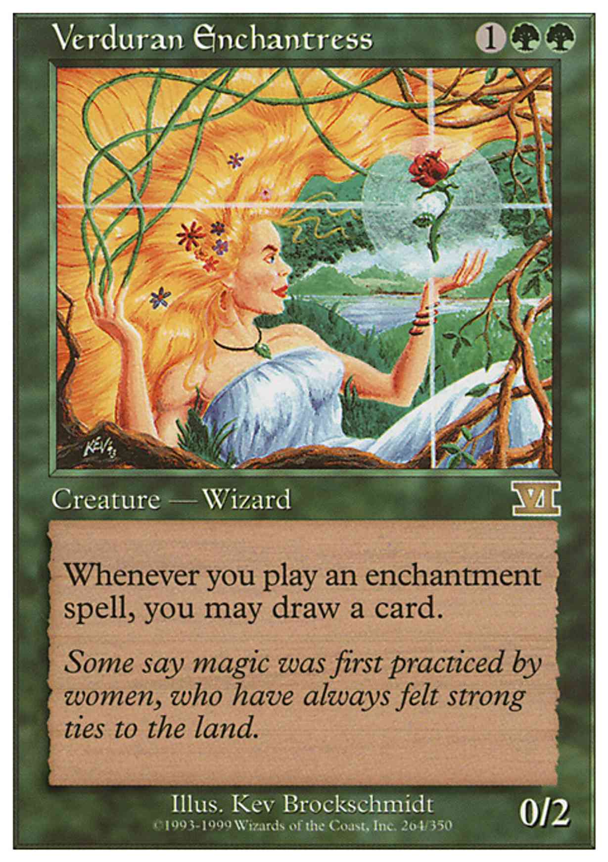 Verduran Enchantress Price from mtg Classic Sixth Edition