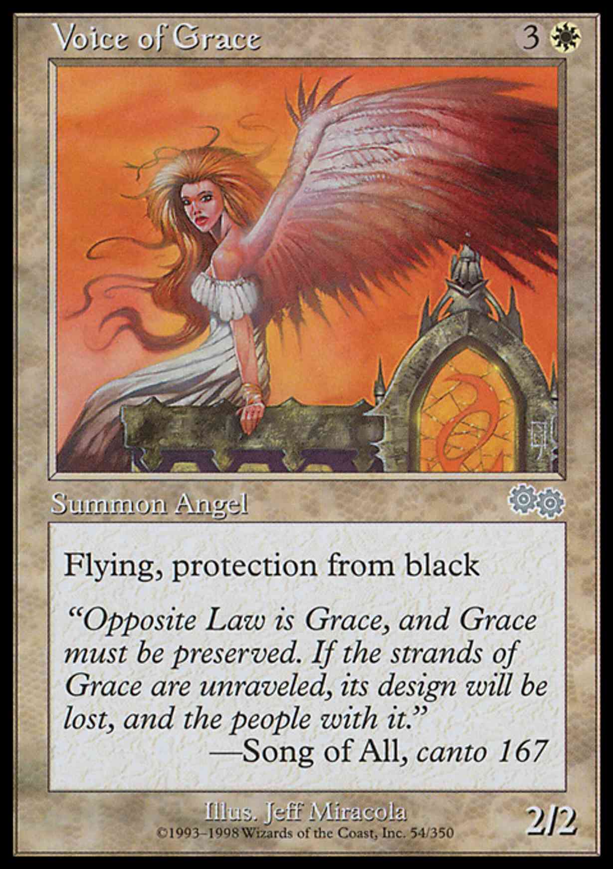 Voice of Grace Price from mtg Urza's Saga
