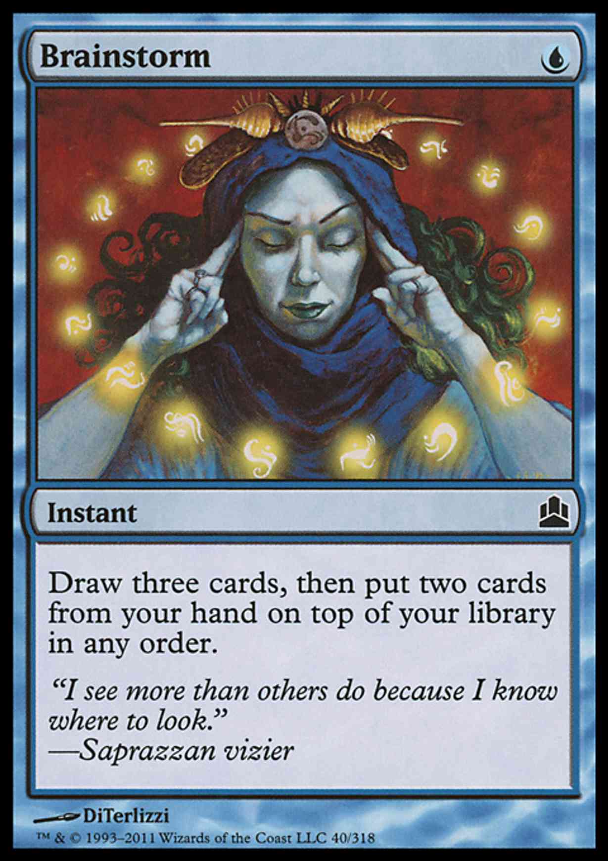 Brainstorm Price from mtg Magic: The Gathering-Commander