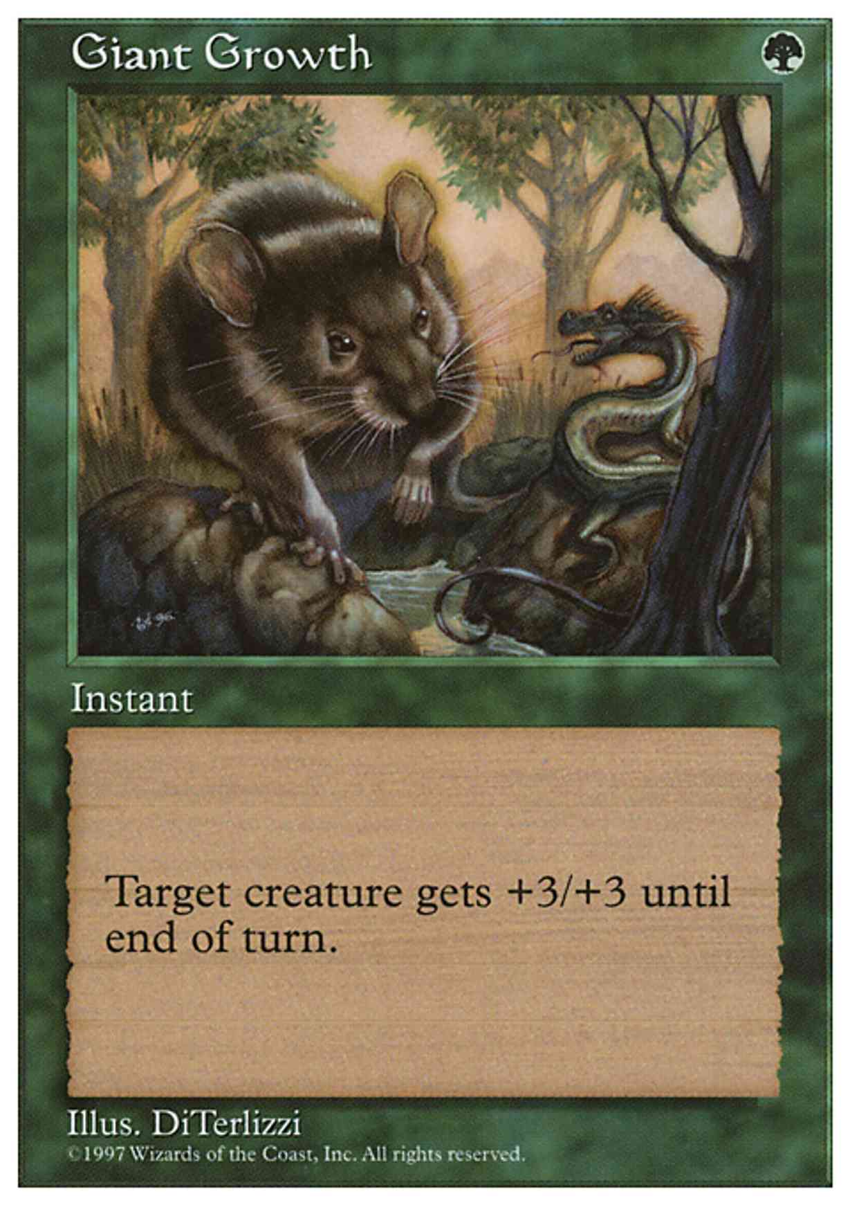 Giant Growth Price from mtg Fifth Edition