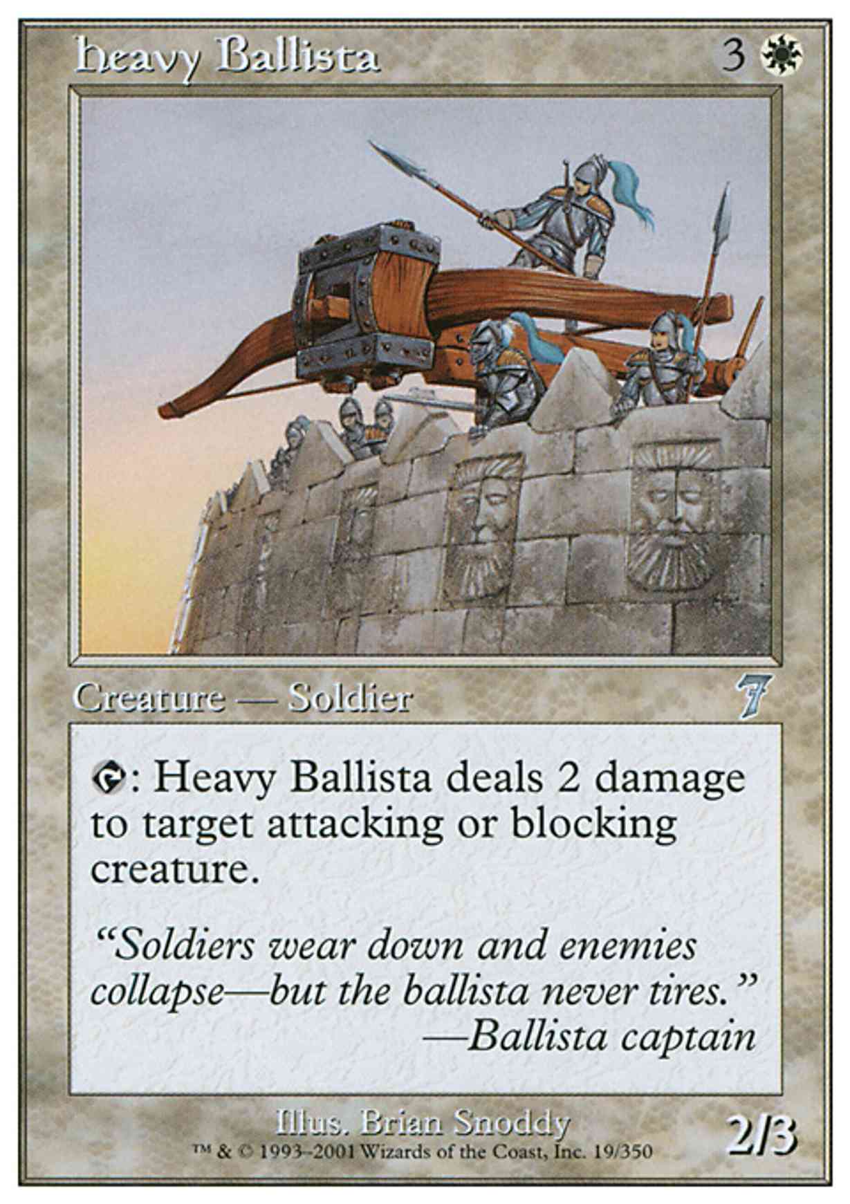 Heavy Ballista Price from mtg Seventh Edition